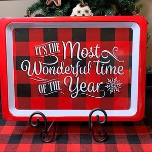 Dining | 5pc Farmhouse Buffalo Plaid Christmas Kitchen Set | Poshmark